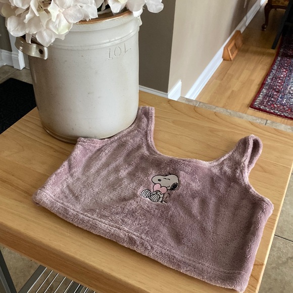 Peanuts | Tops | Peanuts Snoopy Crop Top Tank | Poshmark